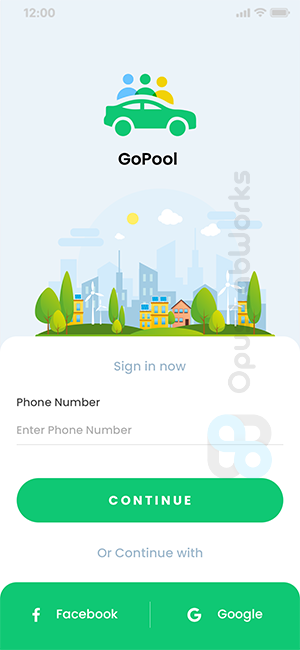 2 App Template| Carpooling App| Bike Pooling App| Ride Sharing App|Car sharing App| Gopool by ...